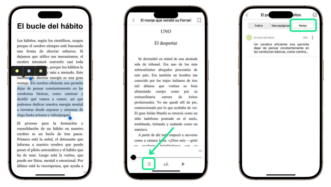 Highlight Text and Add Annotations in the App – Odilo Technical Support
